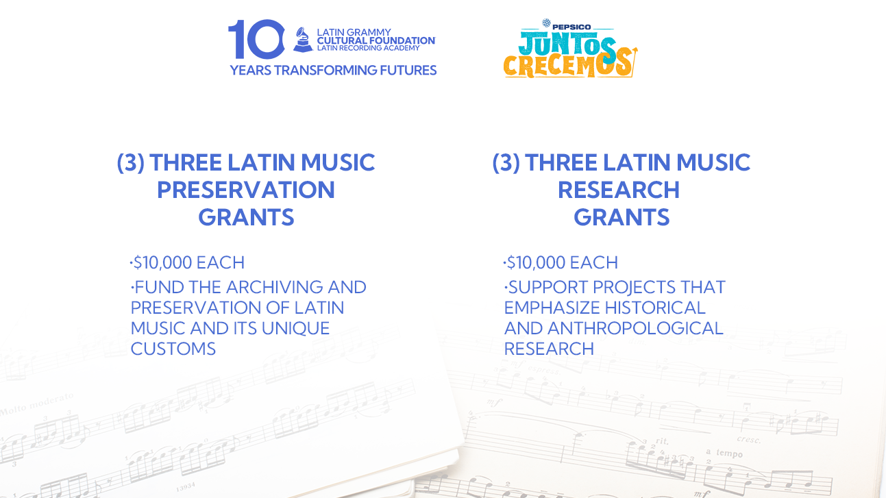 Latin Music Research and Preservation Grants ...